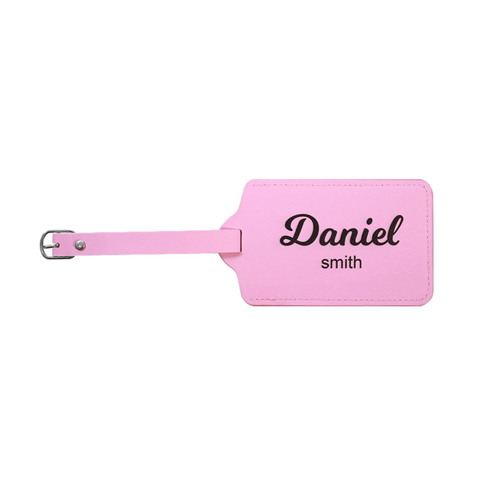 Personalized Leather Name Luggage Tags Bag Tags for Travelers