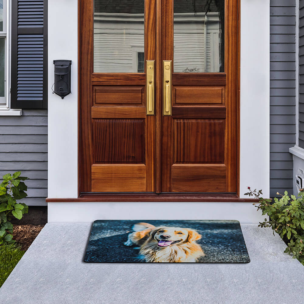 Personalized Photo Doormat Welcome Mat for Housewarming Wedding - CALLIE