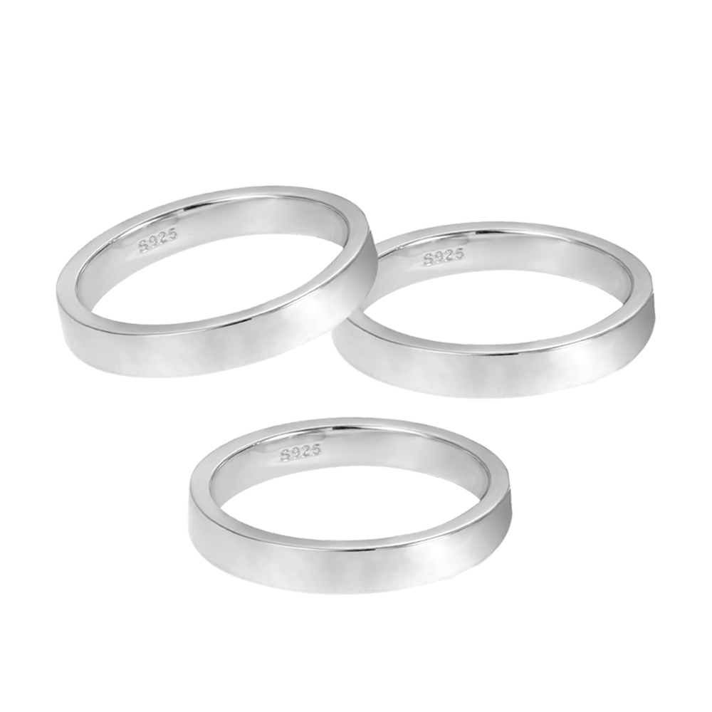 Custom Engraving Stackable Name Rings - CALLIE