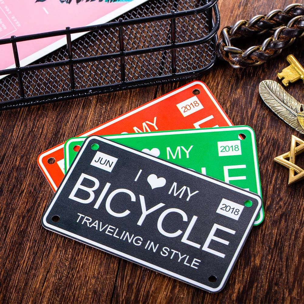 Custom Mini License Name Plate for Bike, Trike, Wagon, Walker, Wheel ...