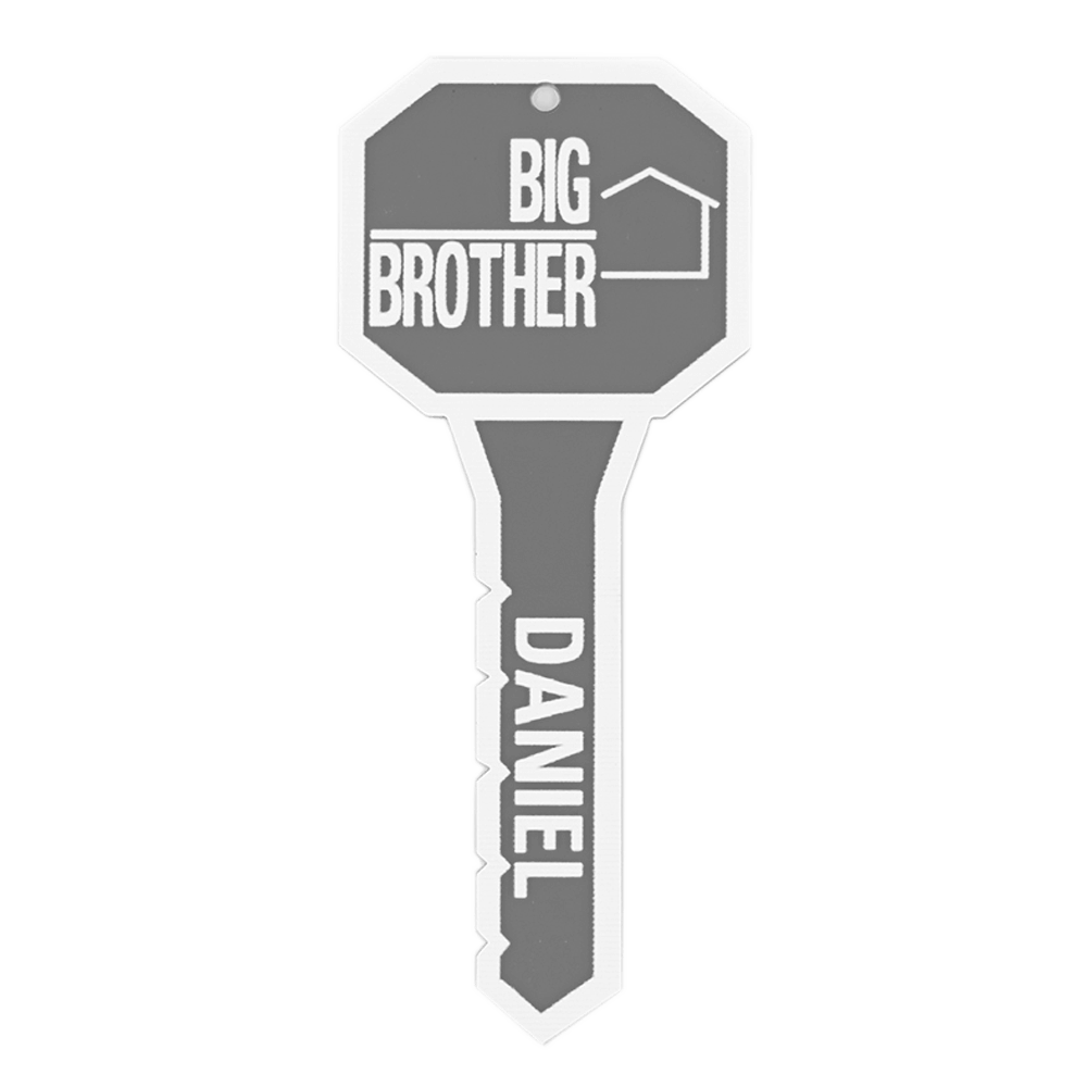 Funny Engraved Big Brother Name Key Set of 2 Gag Gifts - CALLIE