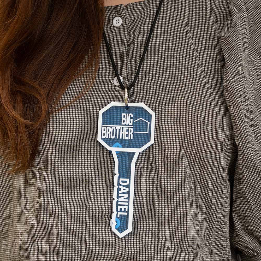Funny Engraved Big Brother Name Key Set of 2 Gag Gifts - CALLIE