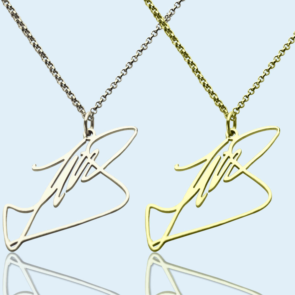 Personalized Handwriting Signature Necklace - CALLIE