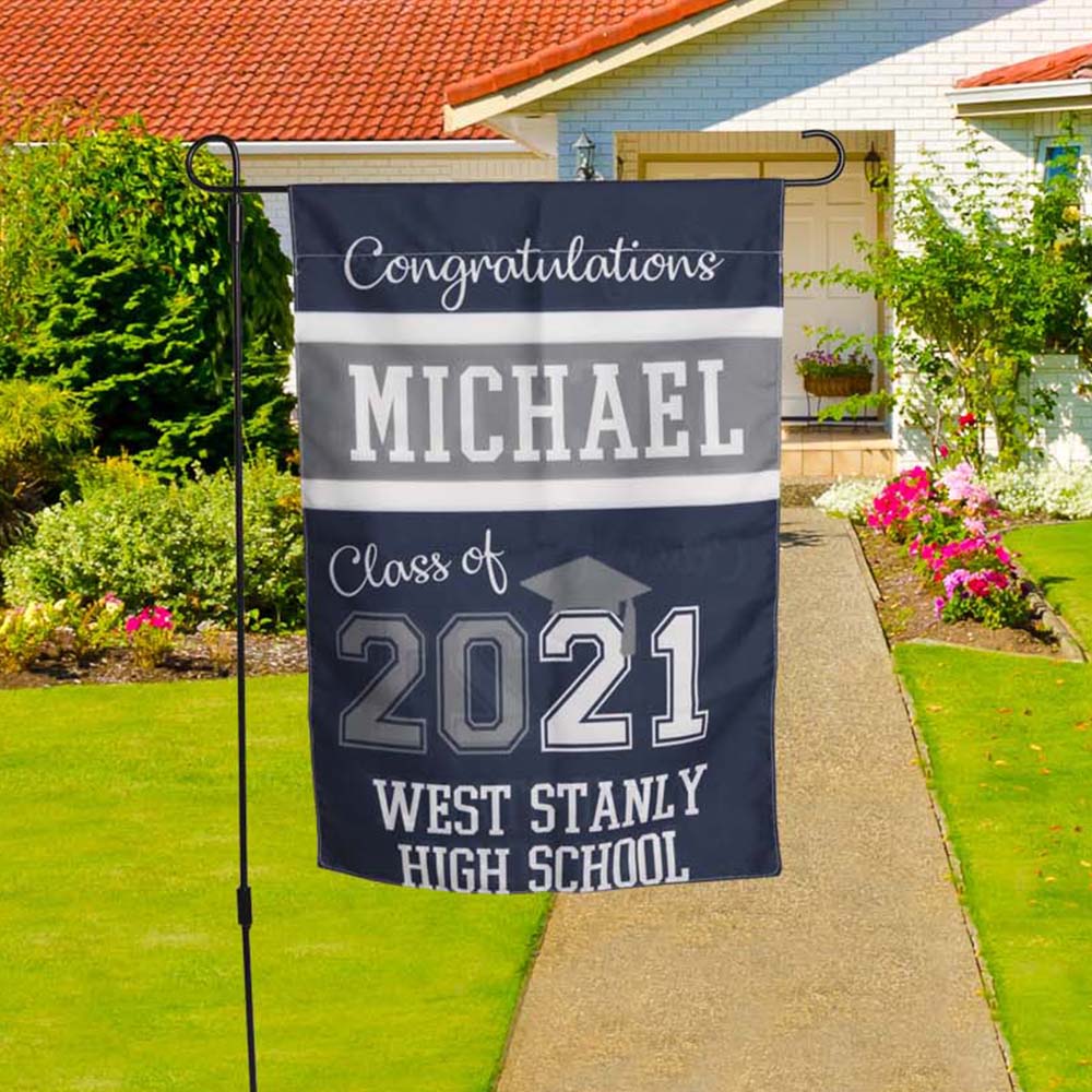 Personalized Graduation Flag Class of 2021 - CALLIE