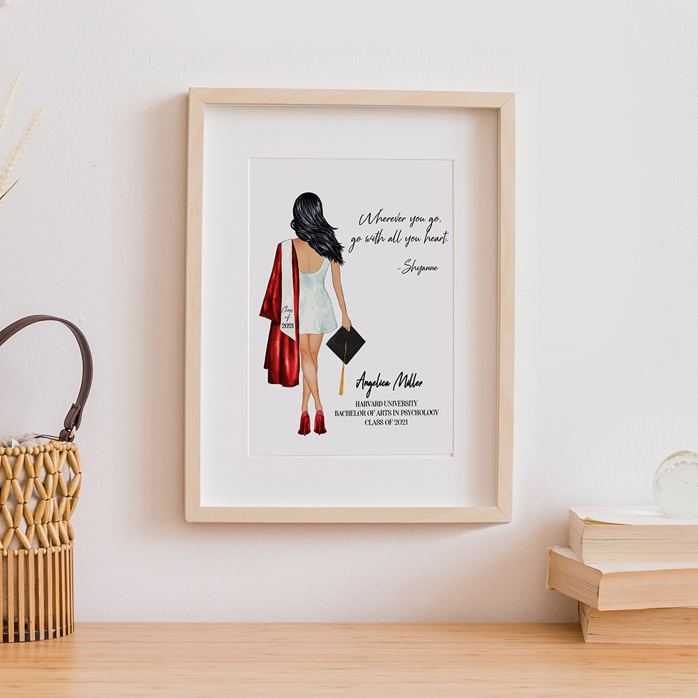Custom Graduation Keepsake Print For Her - CALLIE