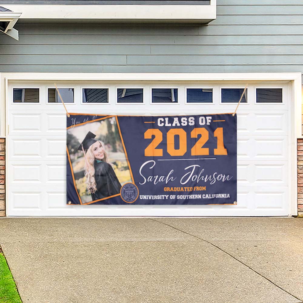 Personalized Graduation Banner Graduation Announcement Graduation Gift ...