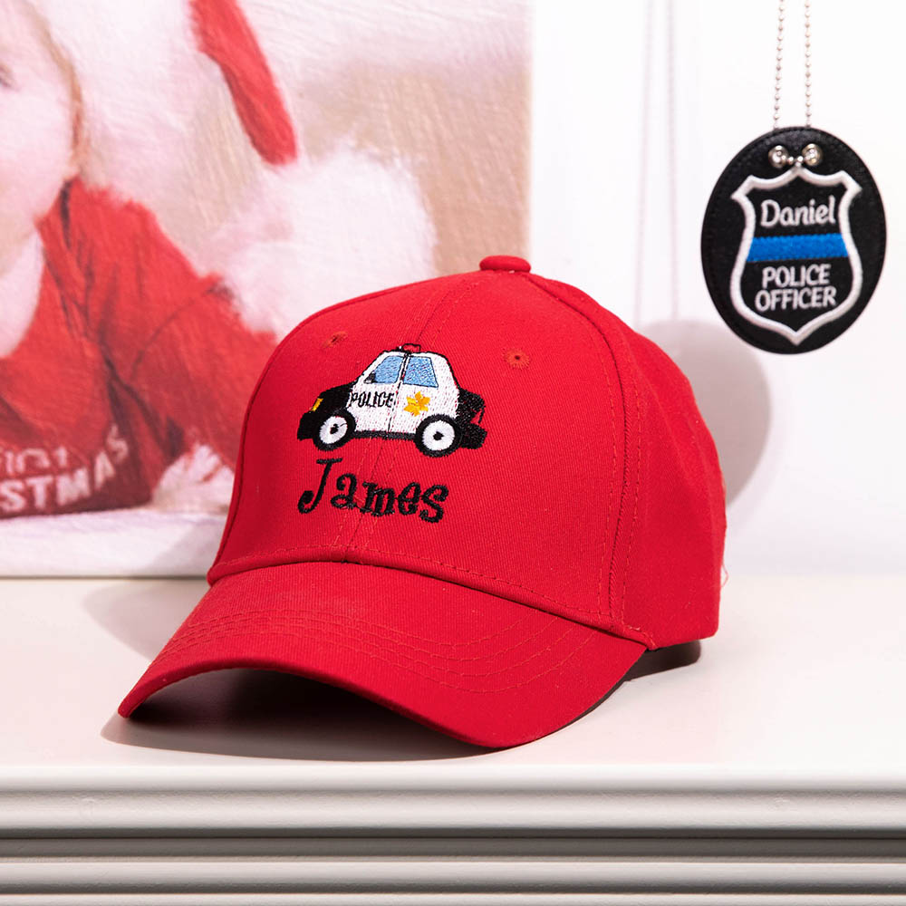 Customized Kids Baseball Cap Embroidered Cartoon Pattern Cotton - CALLIE
