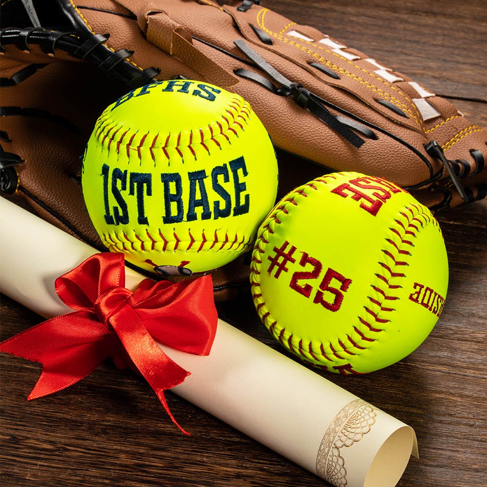 Personalized Embroidered Graduation Baseball - CALLIE