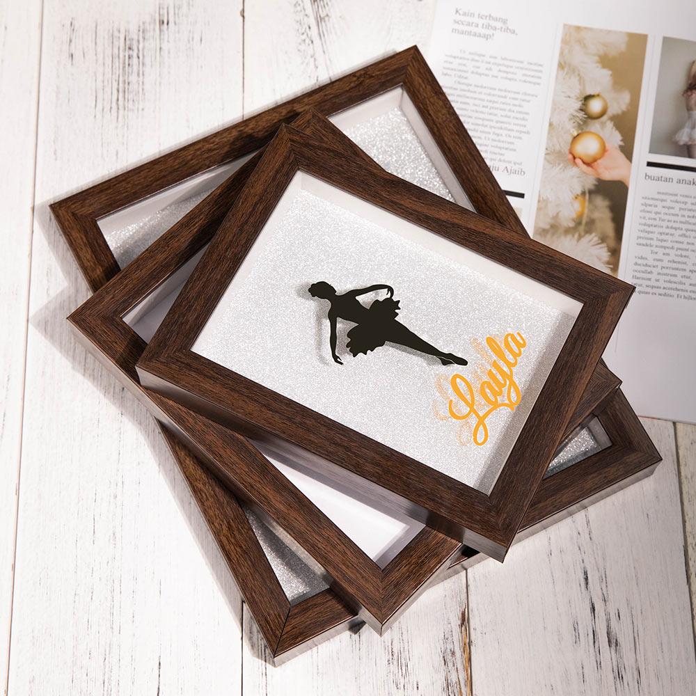 Personalized Dance Pin Shadow or Photo Box - CALLIE