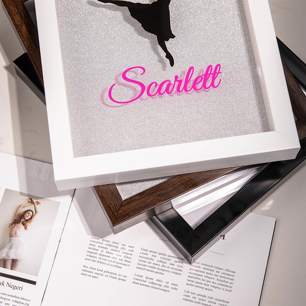 Personalized Dance Pin Shadow or Photo Box - CALLIE