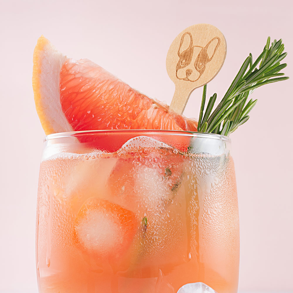 Custom Engraved Wood Cocktail Stirrers Drink Sticks Set of 50 - CALLIE