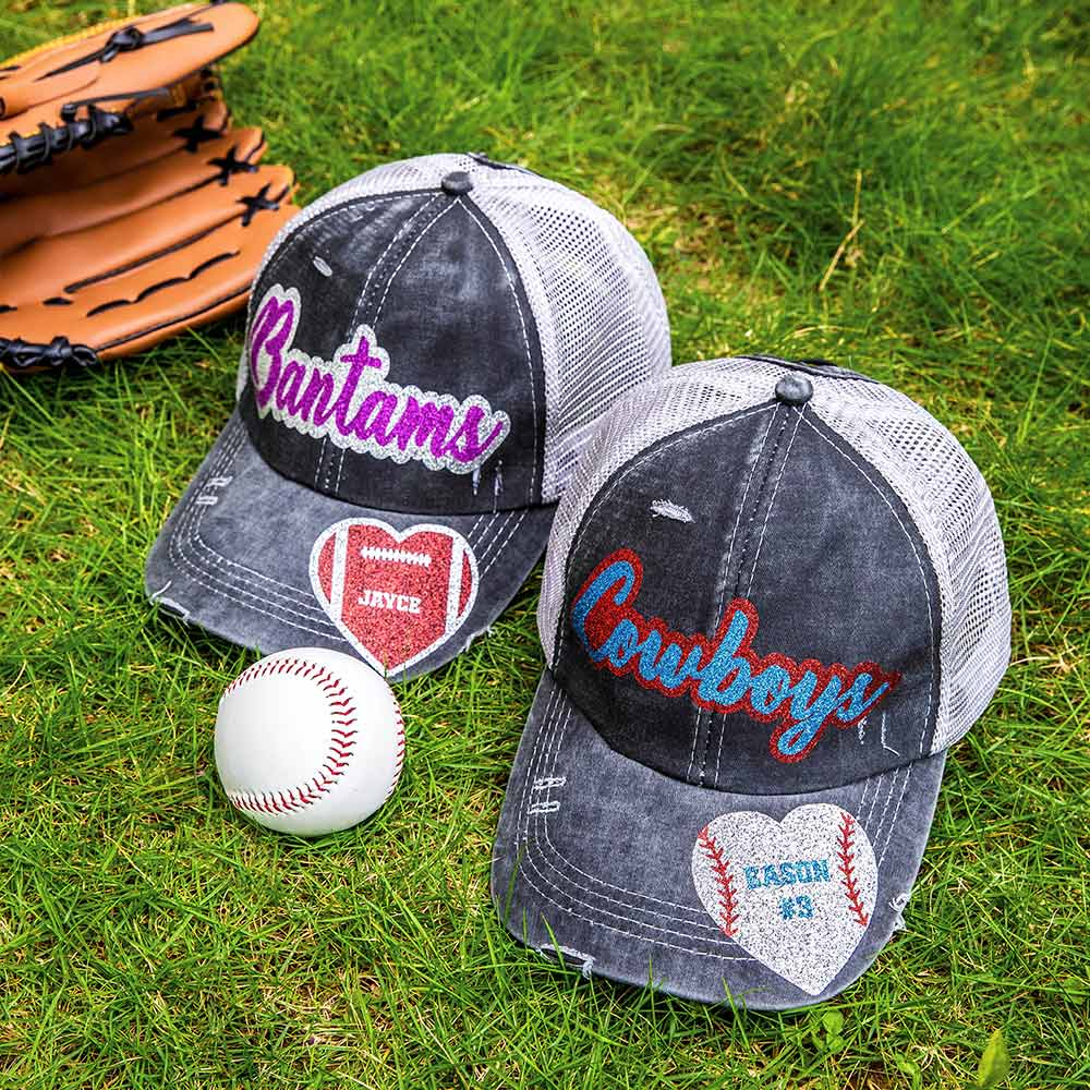 Personalized Sport Hat Engraved Number & Name - CALLIE