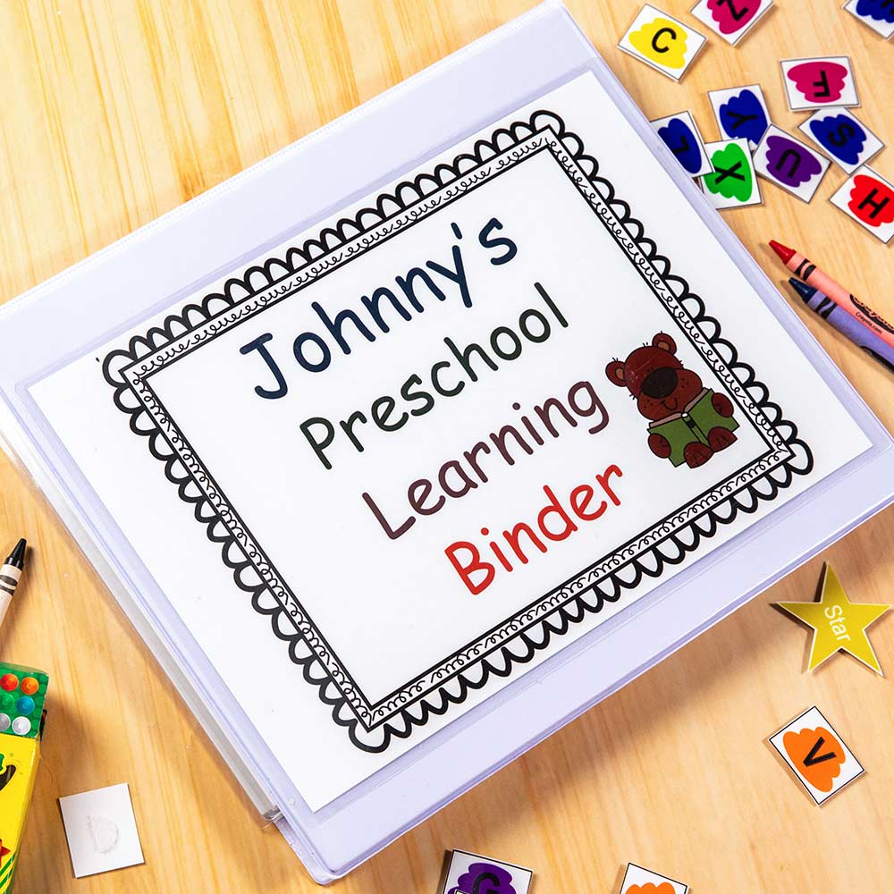 Personalized Preschool Learning Binder Educational Toys for Kids - CALLIE