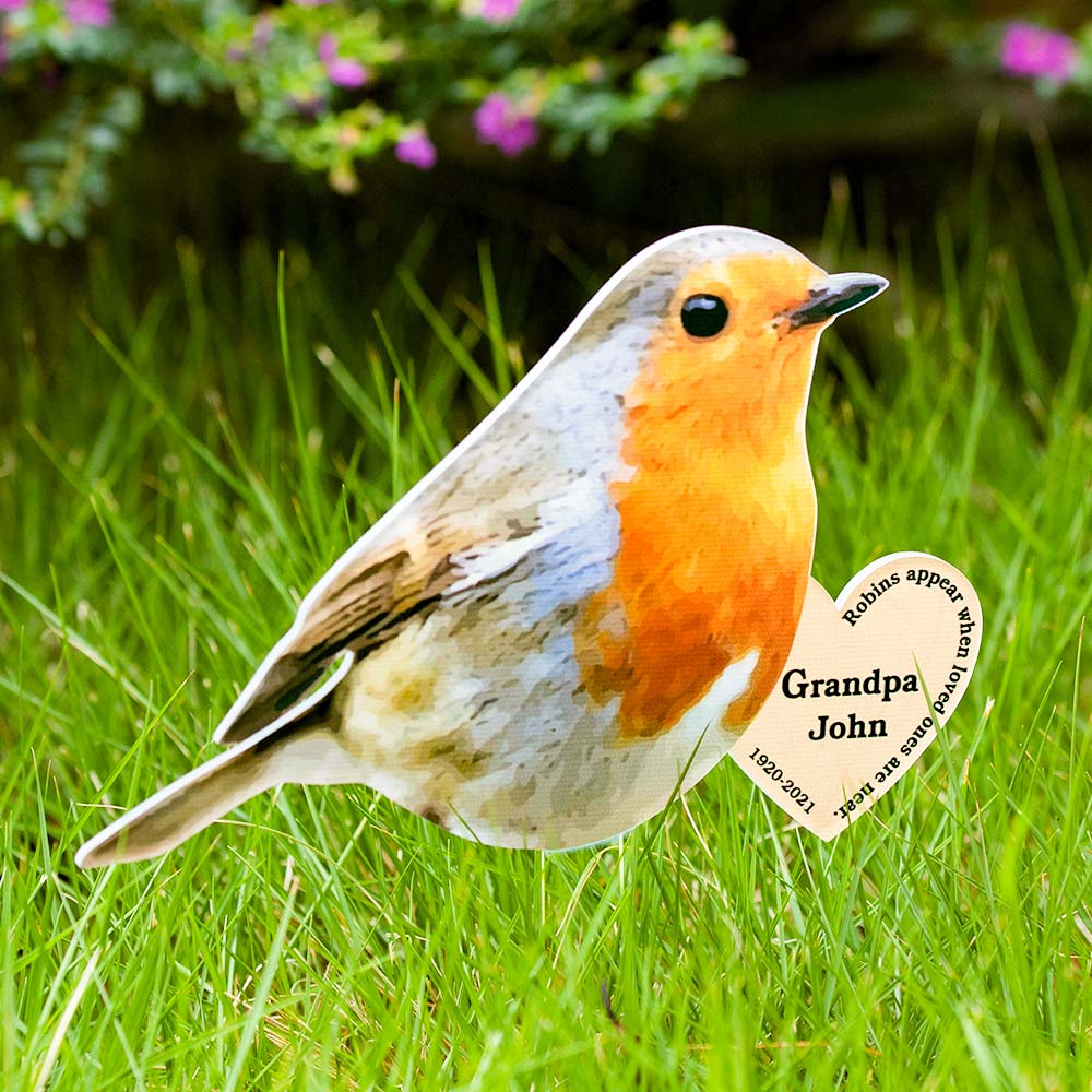 Personalized Robin Ornament Sympathy Gift Memorial Gift - CALLIE