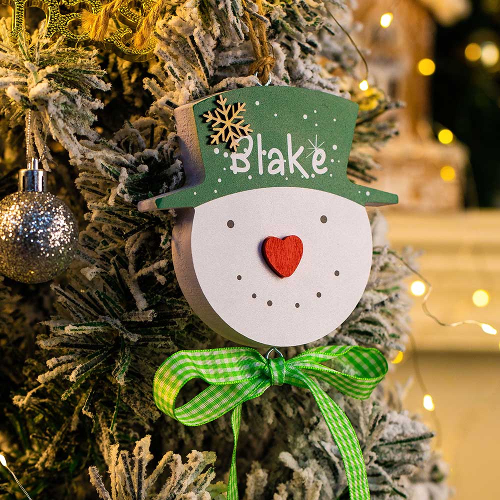 Custom Handmade Hanging Snowmen Decoration Christmas Gifts - CALLIE