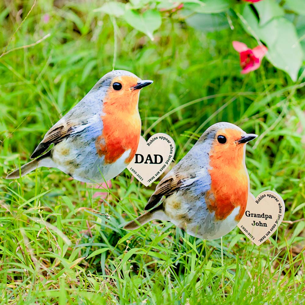 Personalized Robin Ornament Sympathy Gift Memorial Gift - CALLIE