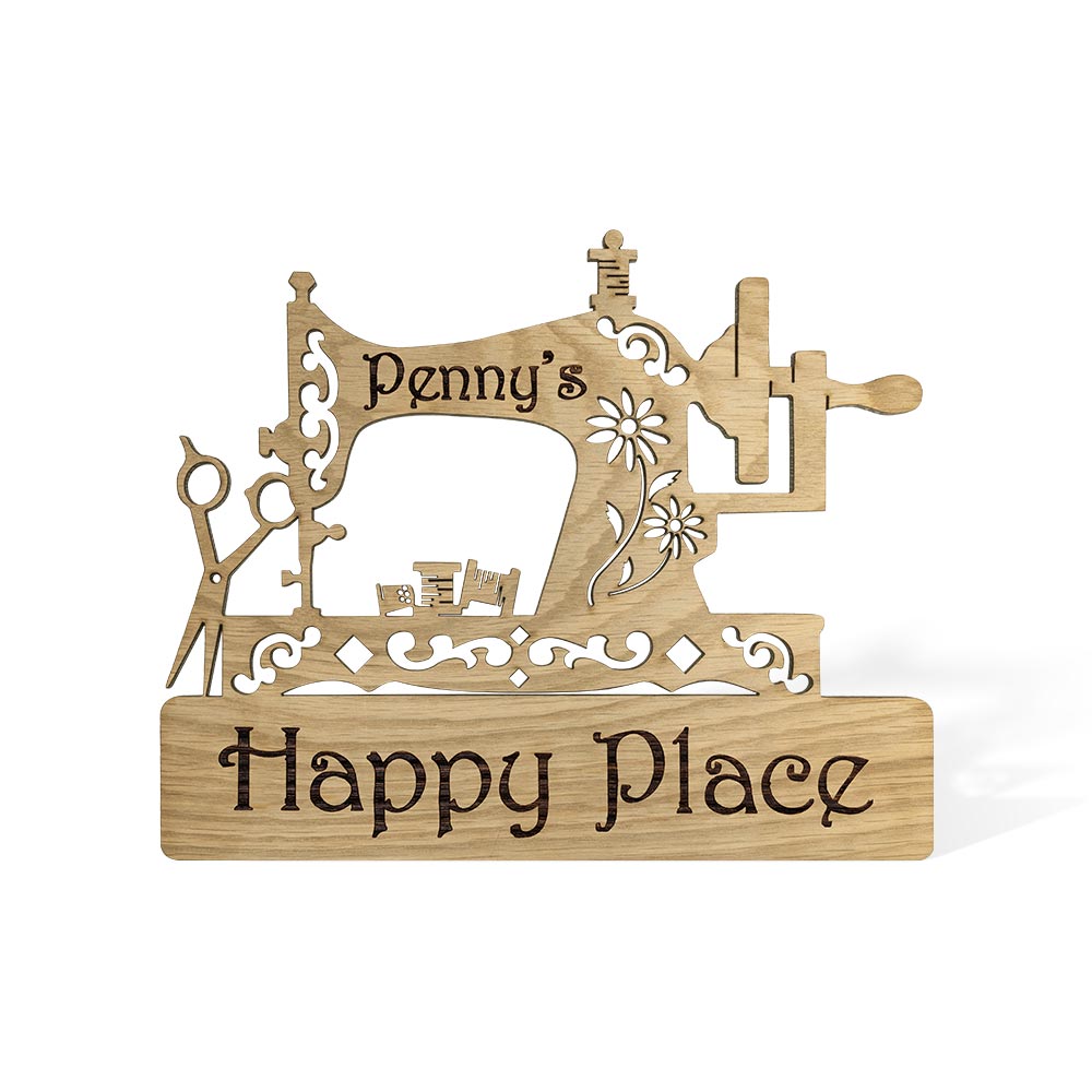 Personalized Wooden Sewing Room Studio Sign Gift for Sewers - CALLIE