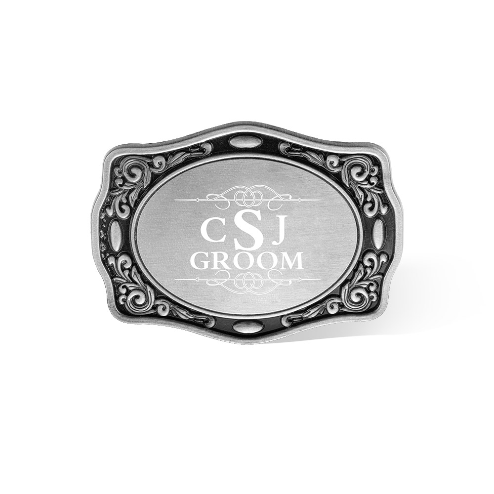Personalized Western Cowboy Name Belt Buckle for Men - CALLIE