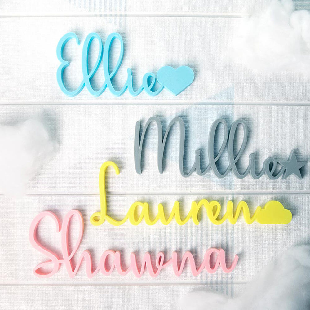 Custom Child Freestanding Name Sign - CALLIE