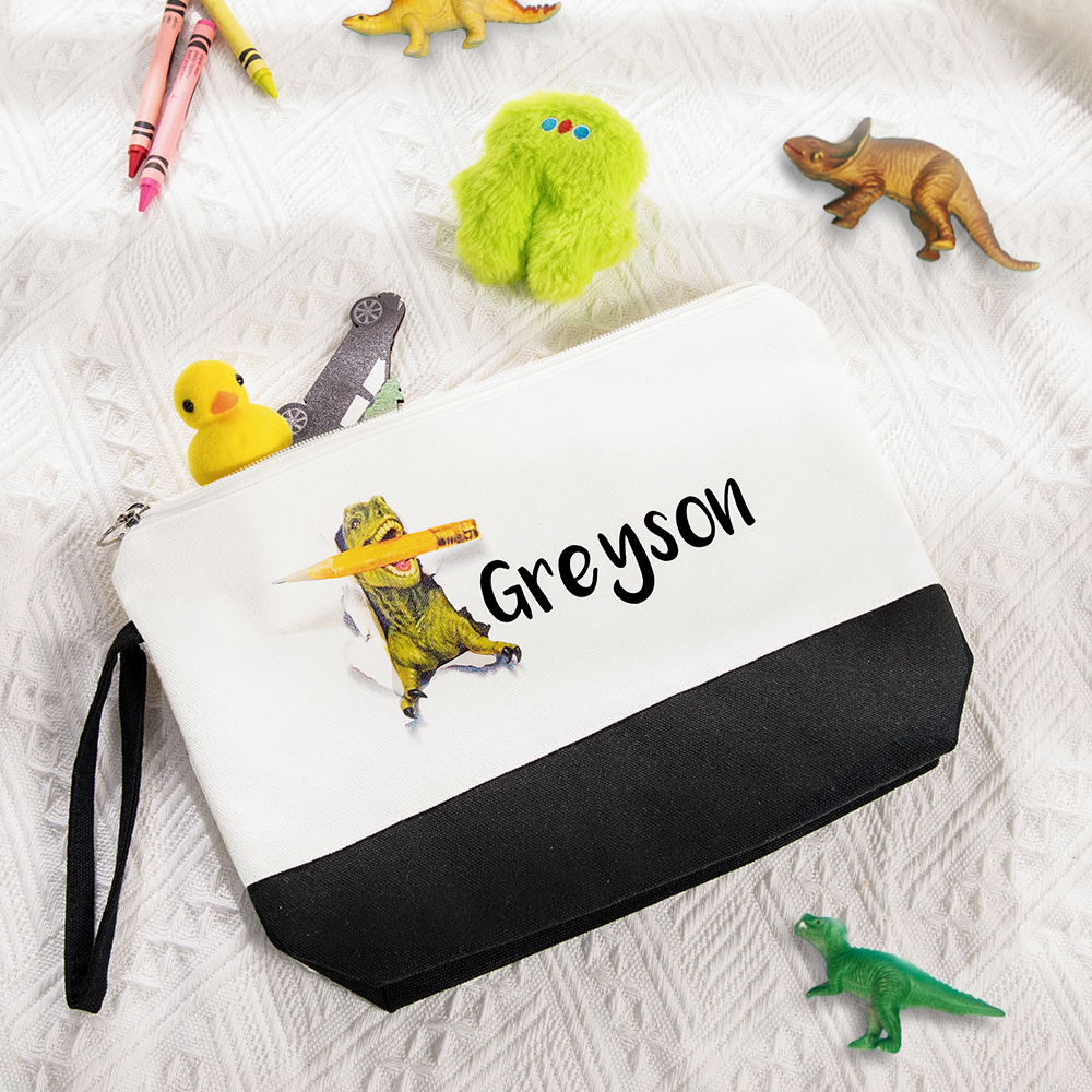 Personalized Dinosaur Pencil Case Gift for Kids - CALLIE