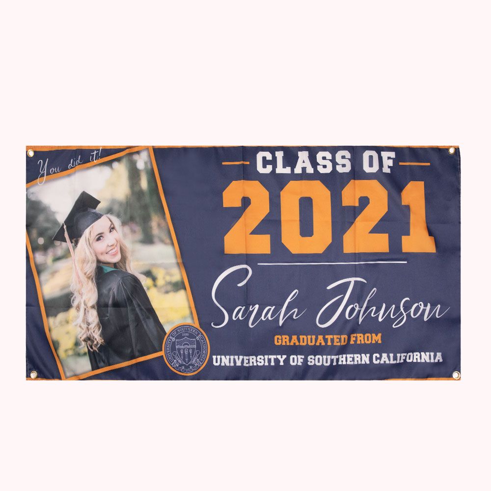 Personalized Graduation Banner Graduation Announcement Graduation Gift ...