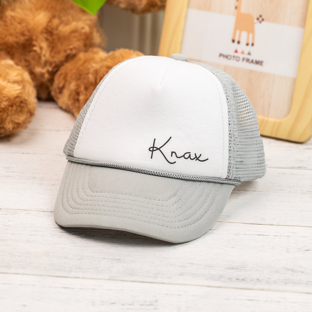Personalized Infant Trucker Baby Hat with Name Baby Shower Gift - CALLIE