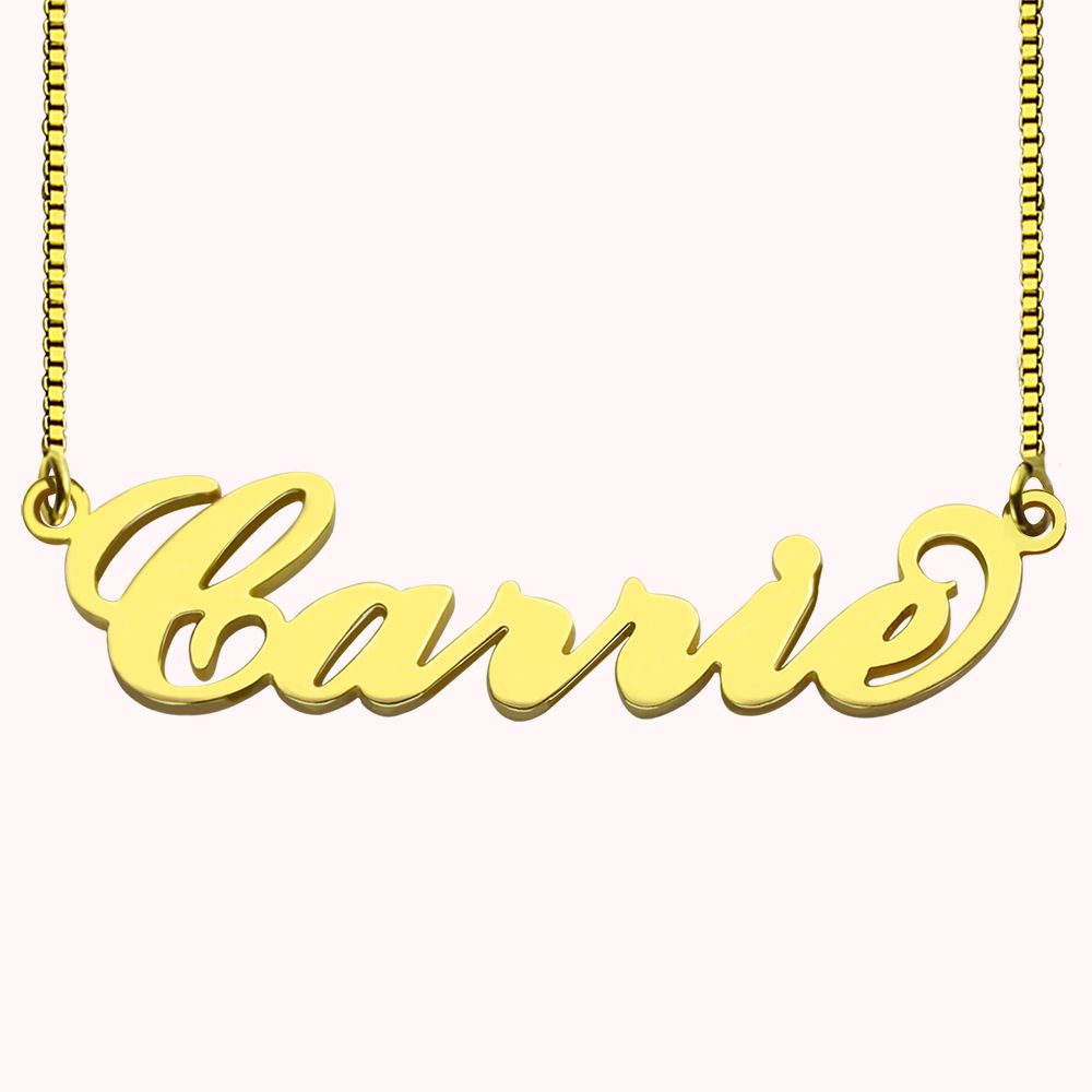 Personalised Carrie Name Necklace For Women - CALLIE