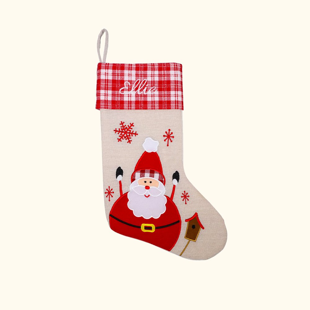 Personalized Santa Christmas Stocking - CALLIE
