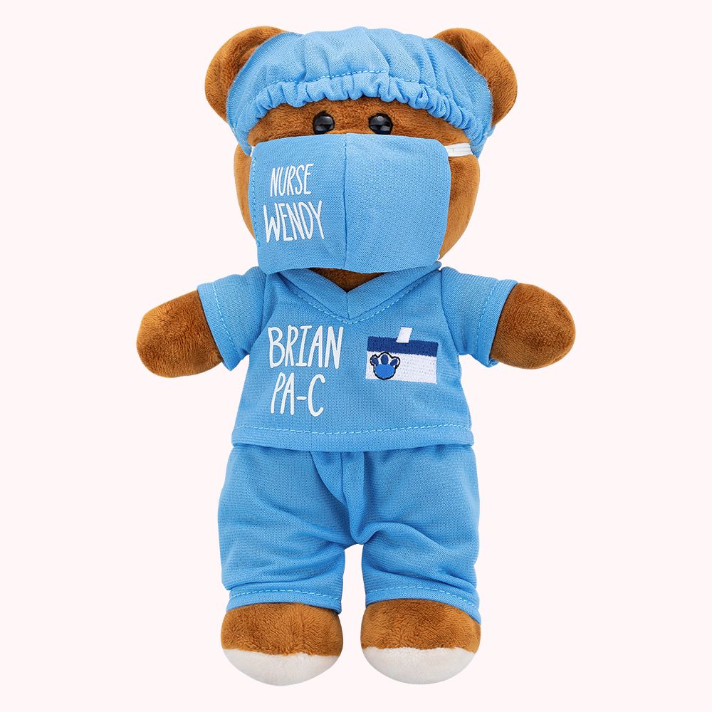 Appreciation COVID Doctor & Nurse Bear Plush Toy Thank You Present - CALLIE