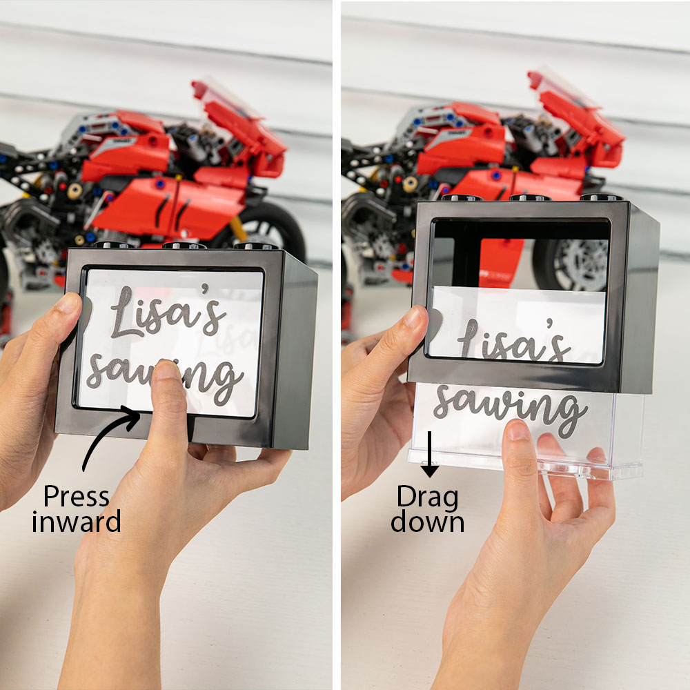 Personalized Colorful Block Money Boxes with Name - CALLIE