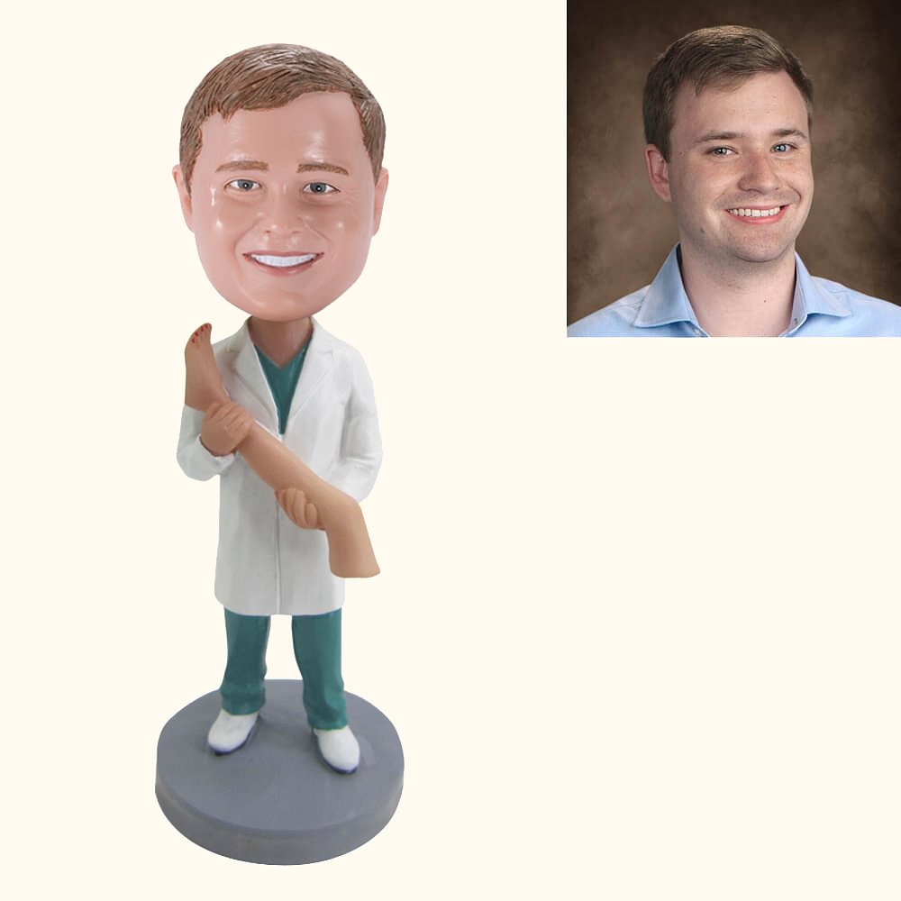 Custom Doctor Bobbleheads Personalized Christmas Doctor's Gift - CALLIE
