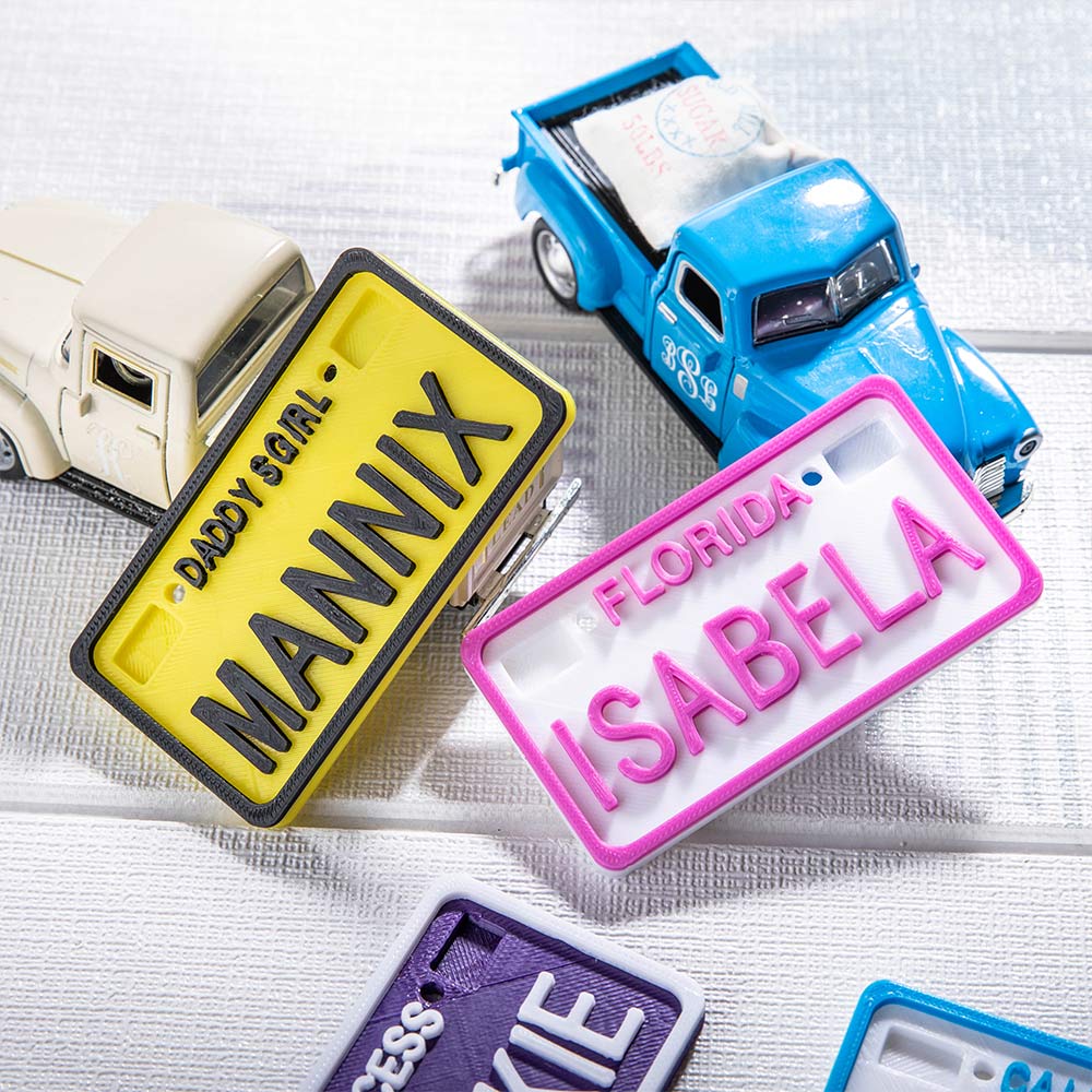 Personalized Car Bike Wagon Kid Wheels License Plate - CALLIE