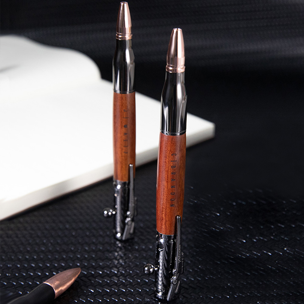 Custom Bullet Pen with Engraving & Rifle Bolt Action Father's Day Gift ...