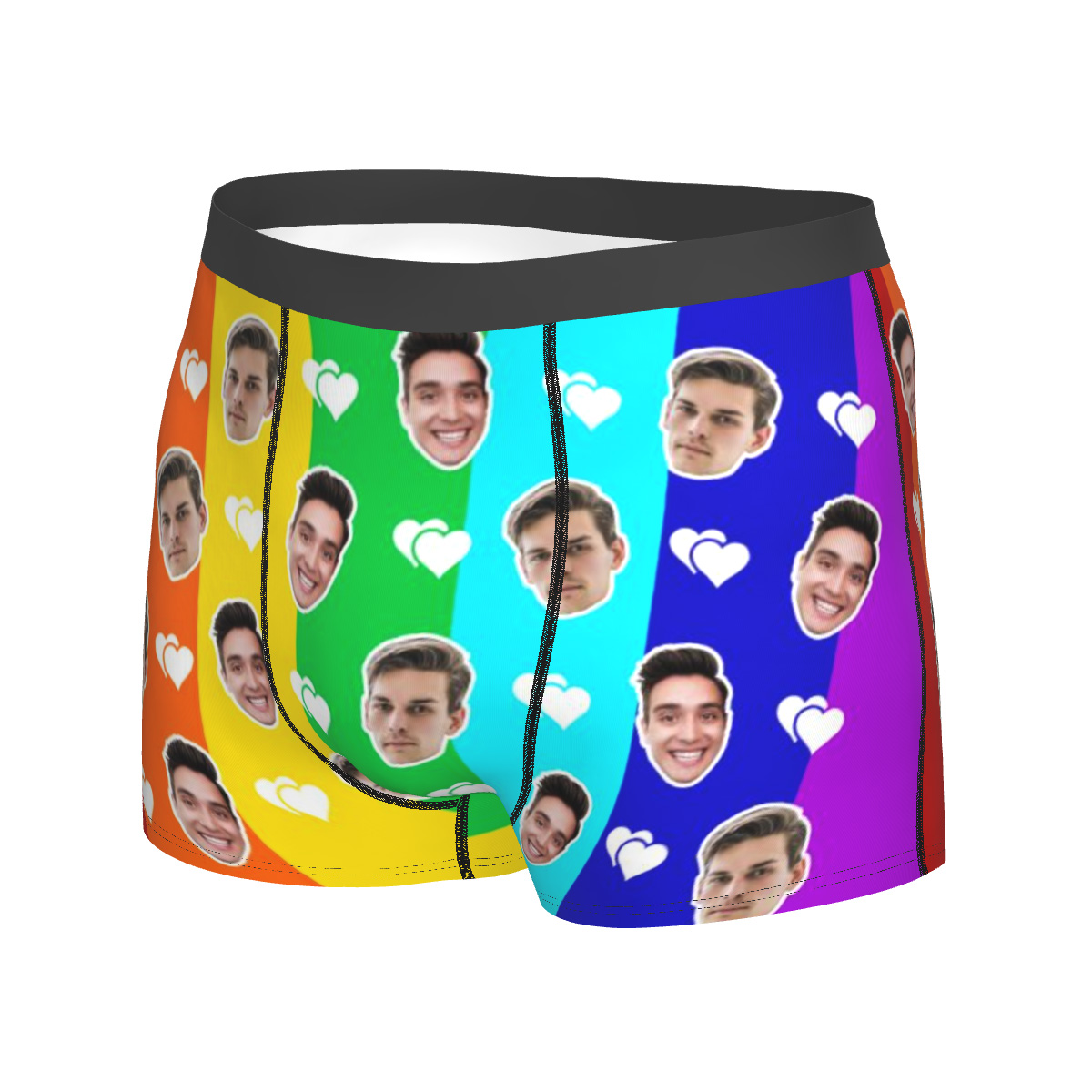 Personalized custom boxer briefs with face men's customized underwear ...