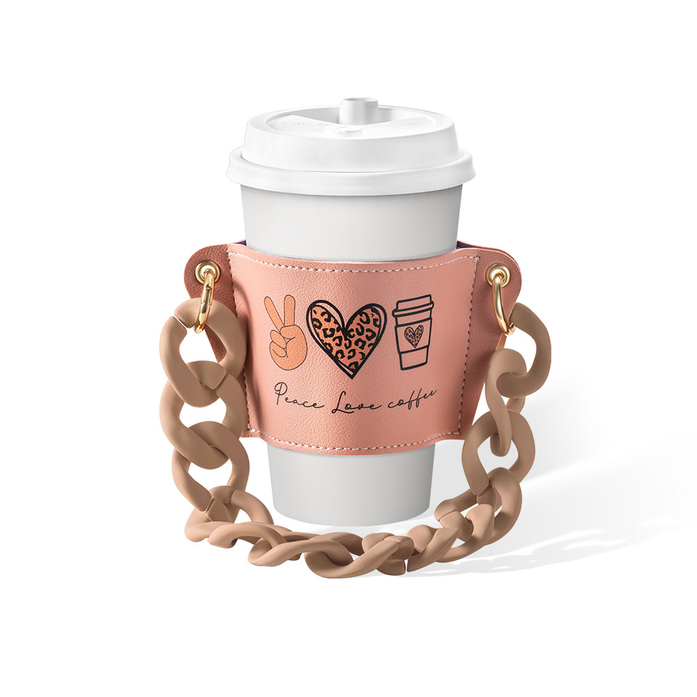 Custom Stylish Portable Cup Sleeves Protector Cover - CALLIE