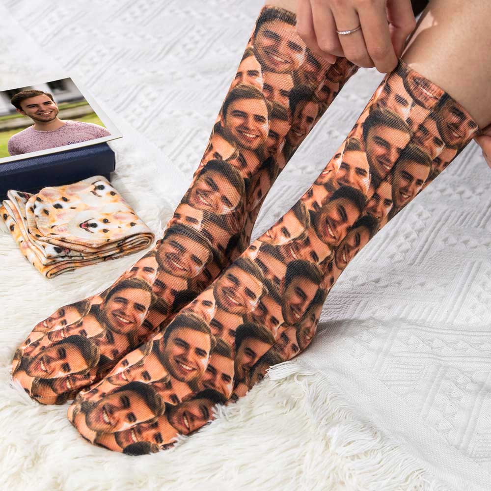 Personalized Funny Face Socks with Photo - CALLIE