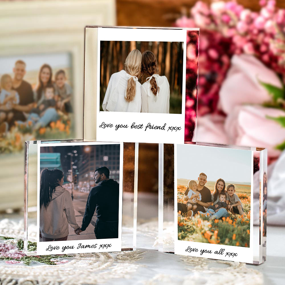 Custom Acrylic Photo Clear Block - CALLIE