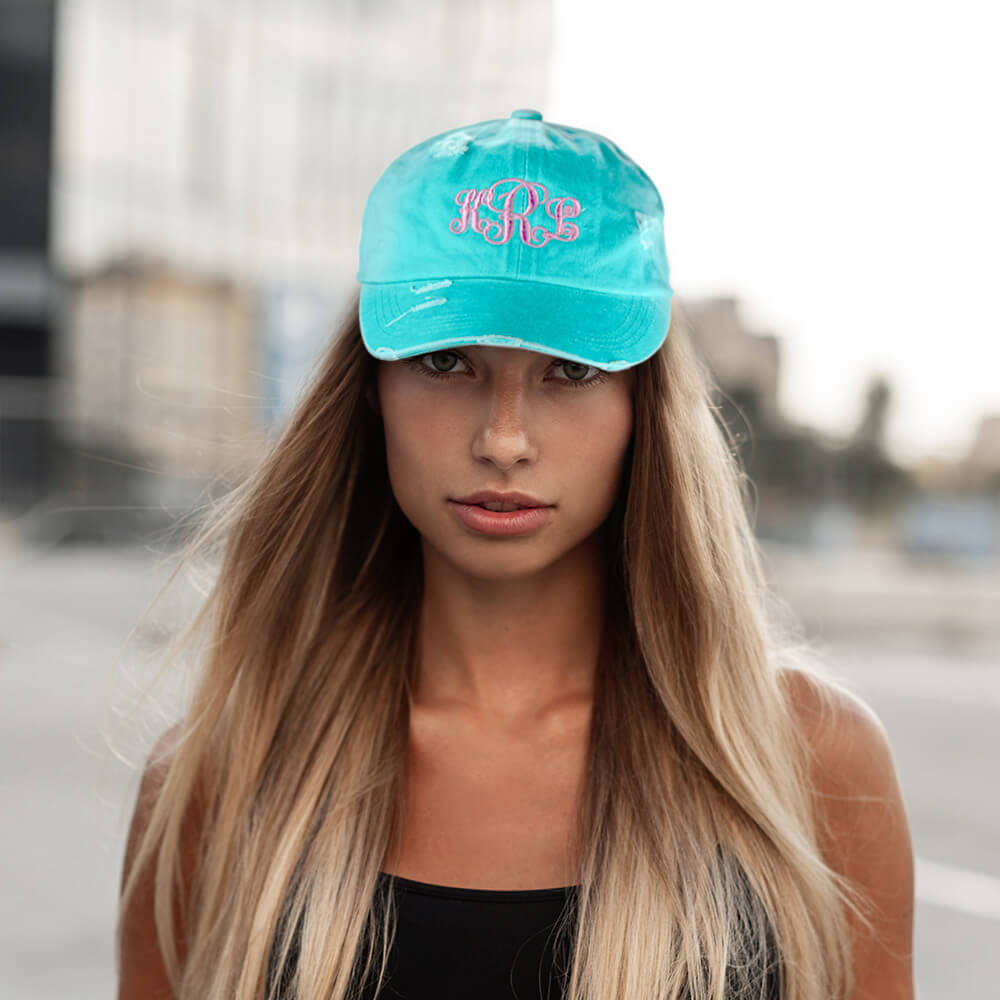 Personalized Embroidery Monogram Baseball Cap - CALLIE