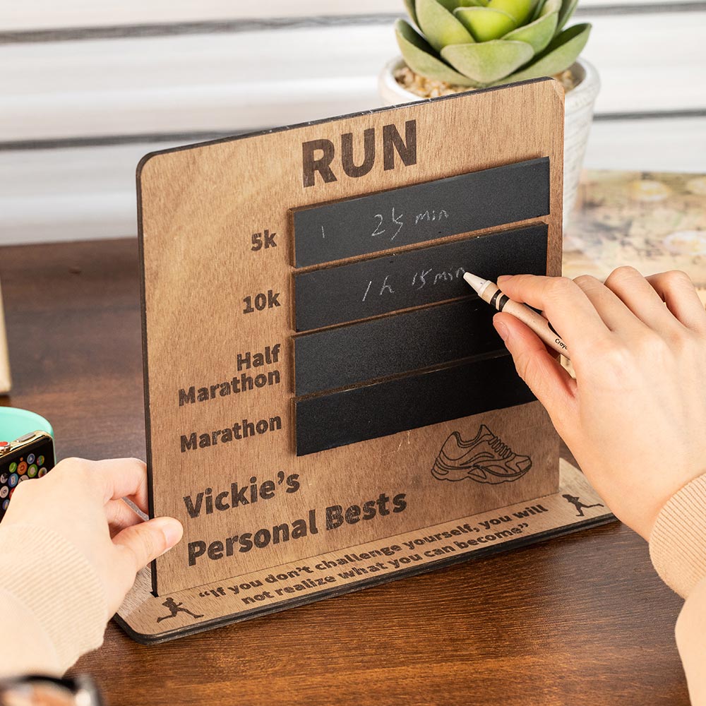 Personalized Record Board for Runners Marathon - CALLIE