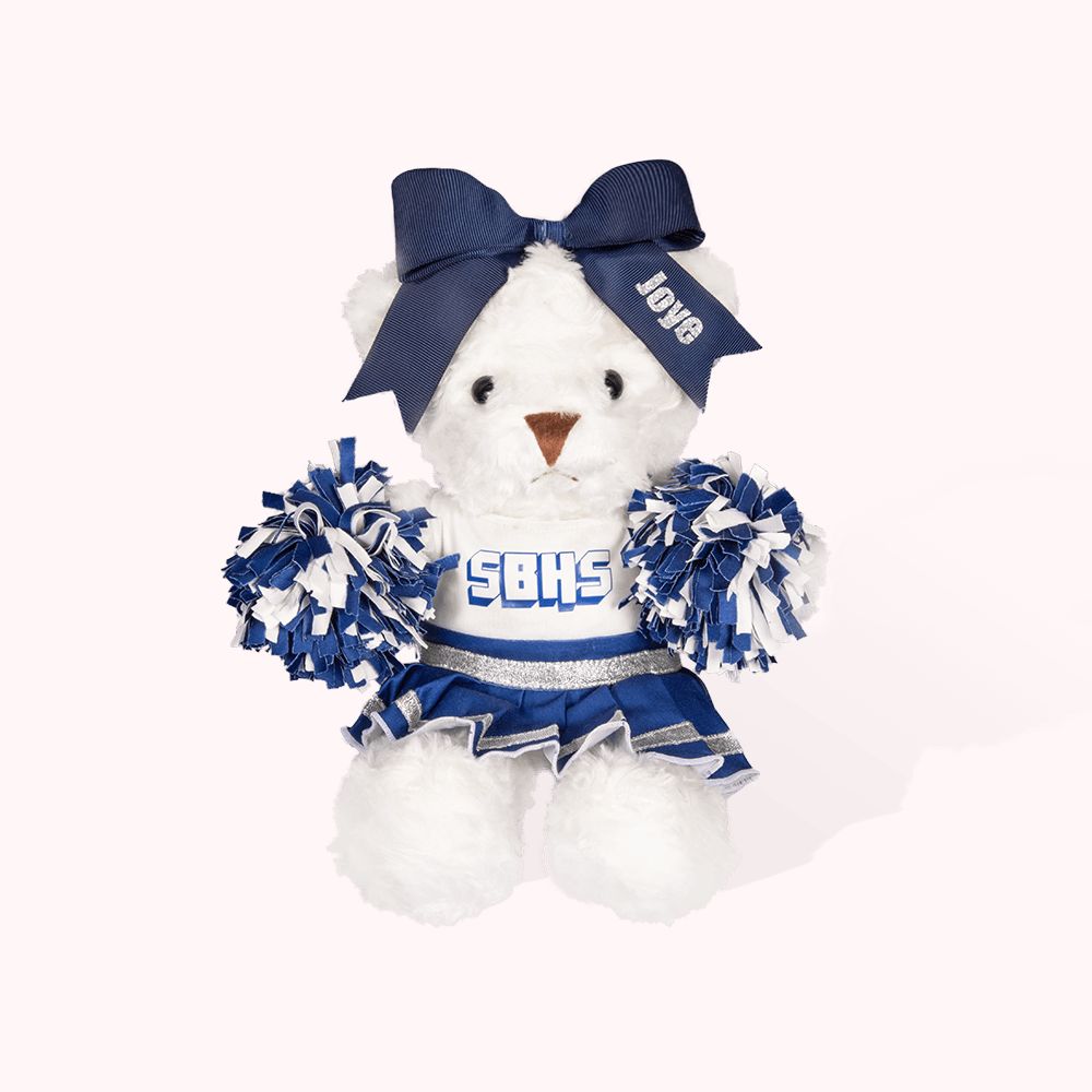 Custom School Cheerleader Bear - CALLIE