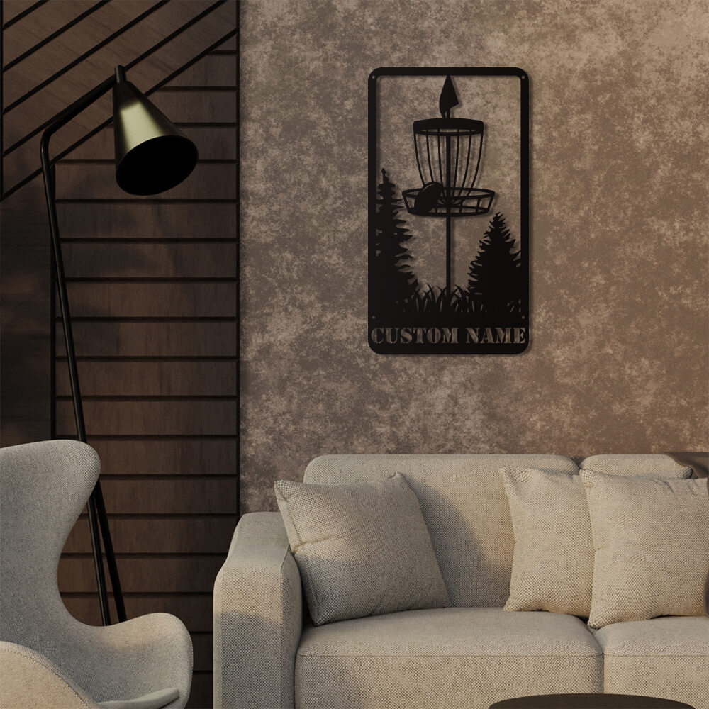 Custom Golf Metal Wall Art for Home Decor Rectangle Style - CALLIE