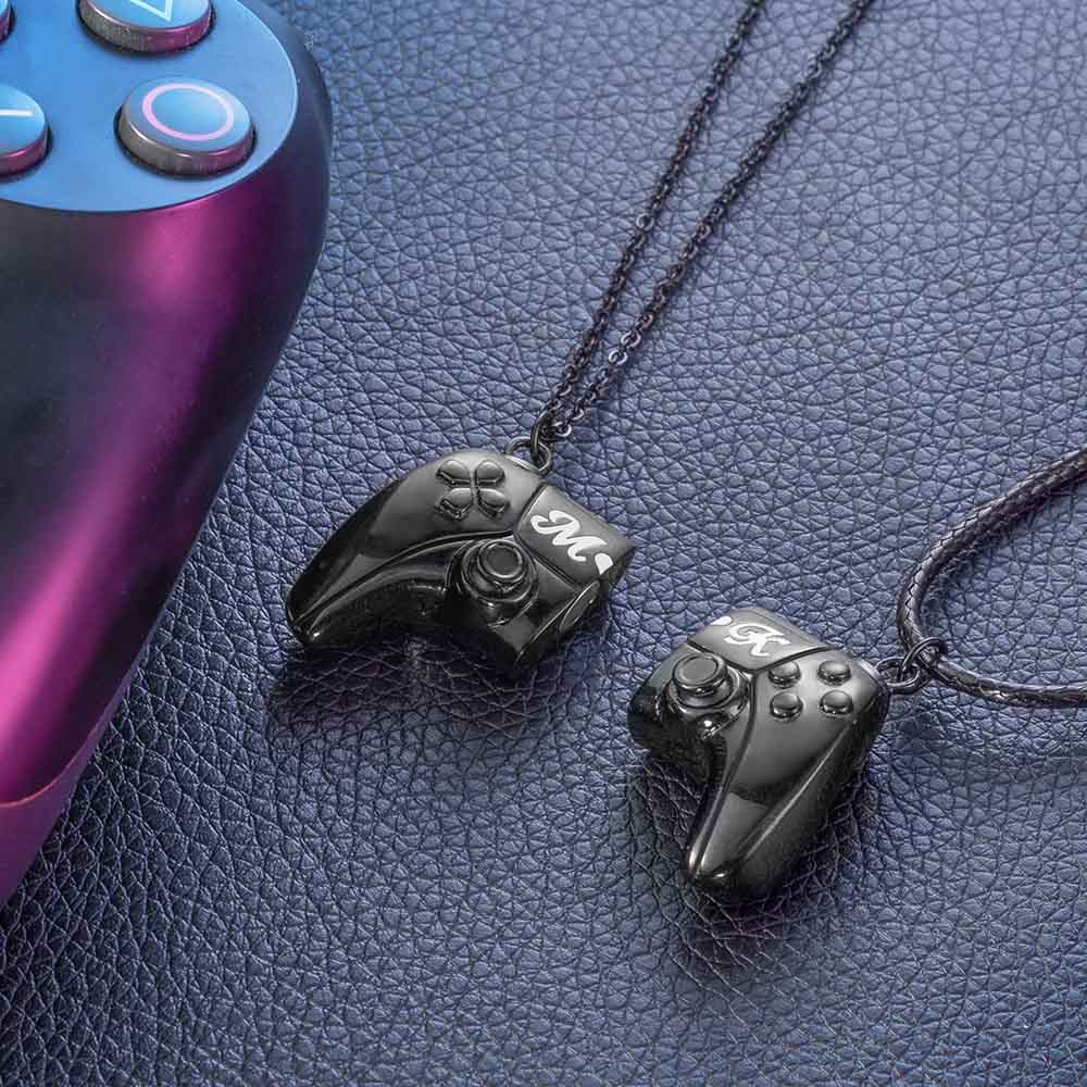 Personalized Magnetic Gamer Matching Necklace Set - CALLIE