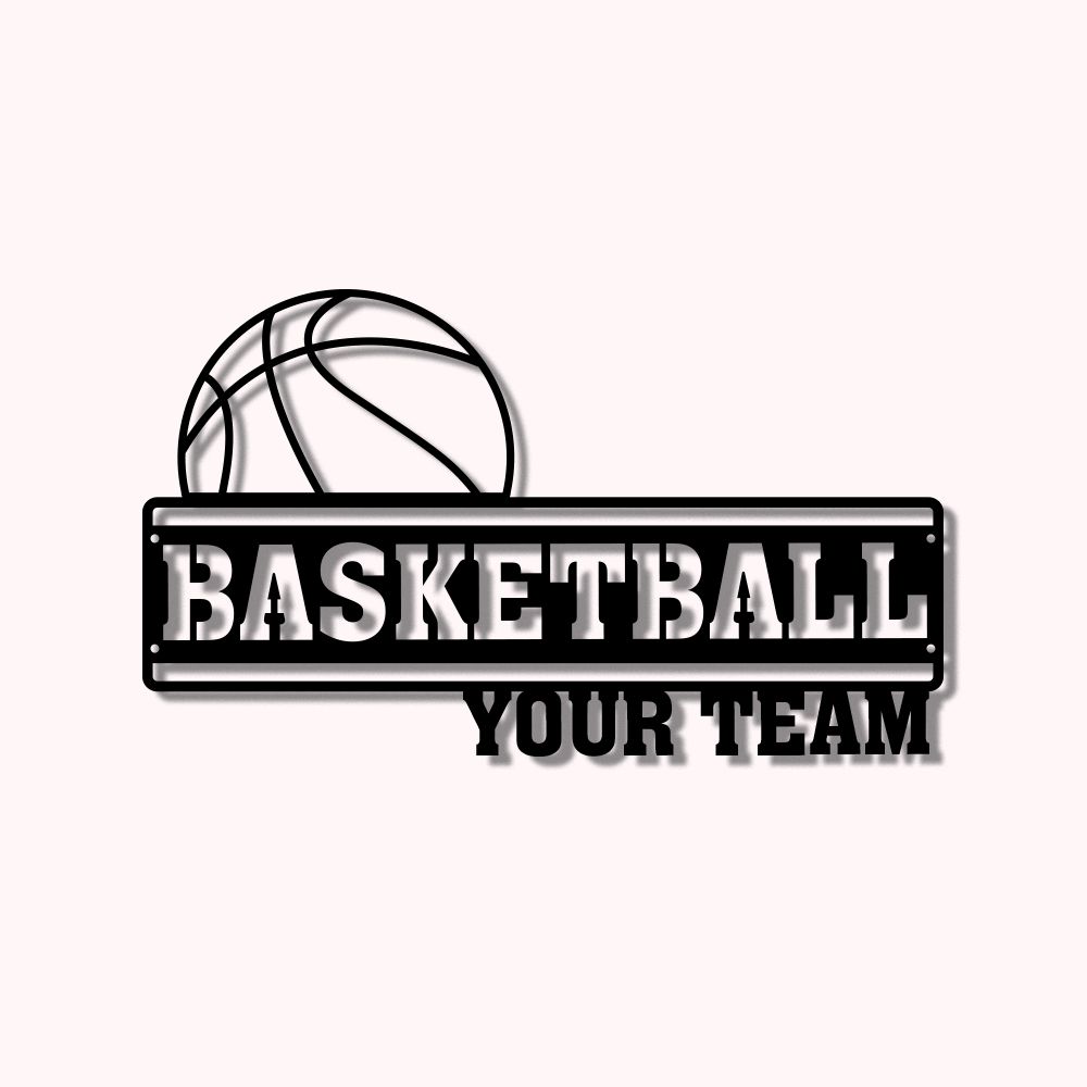 Personalized Basketball Metal Sign Basketball Lover Gift - CALLIE