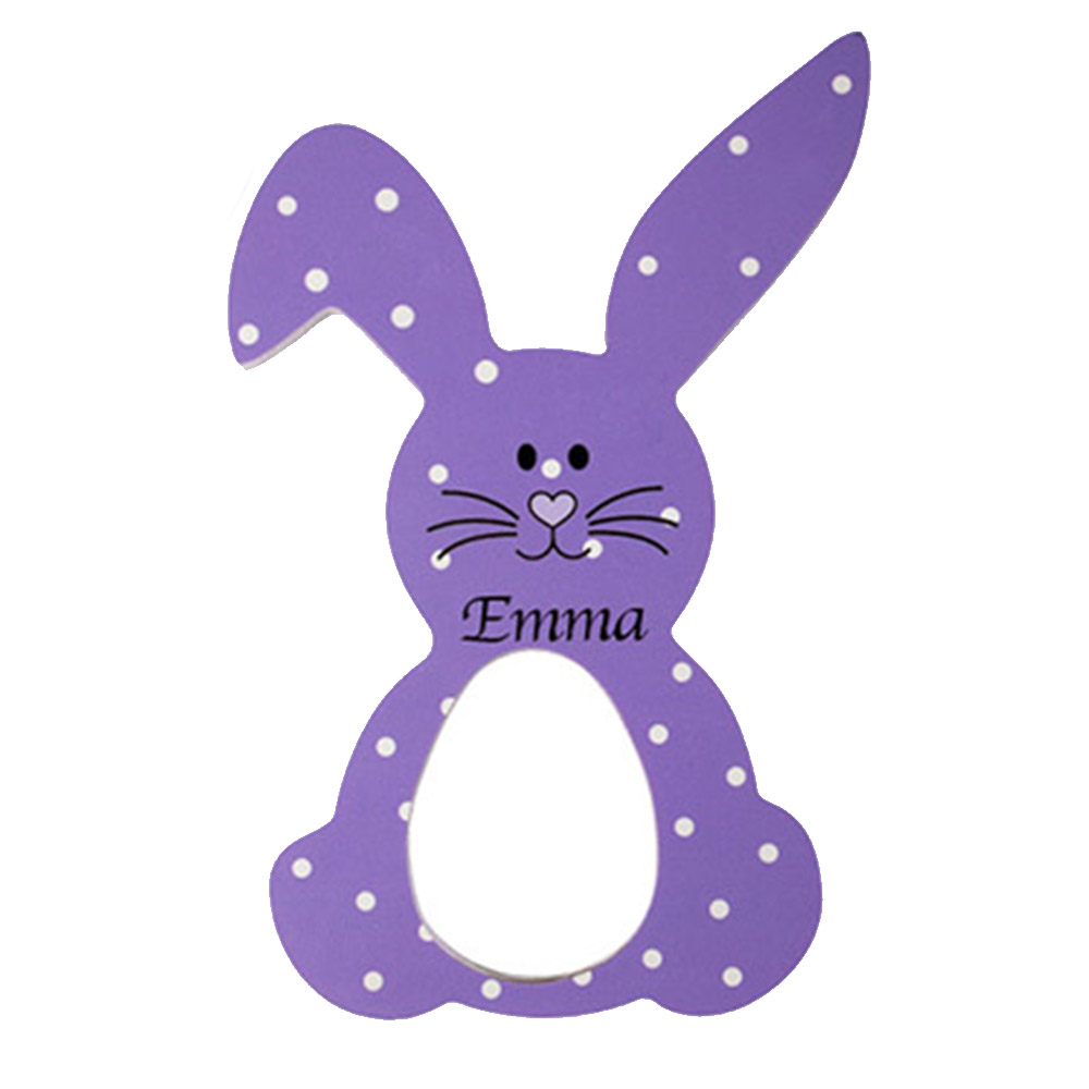 Personalized Bunny Name & Design Pvc Easter Egg Holder Decoration for ...
