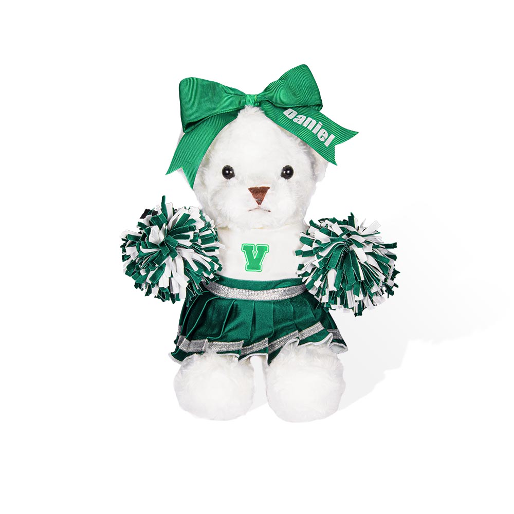 Custom School Cheerleader Bear - CALLIE