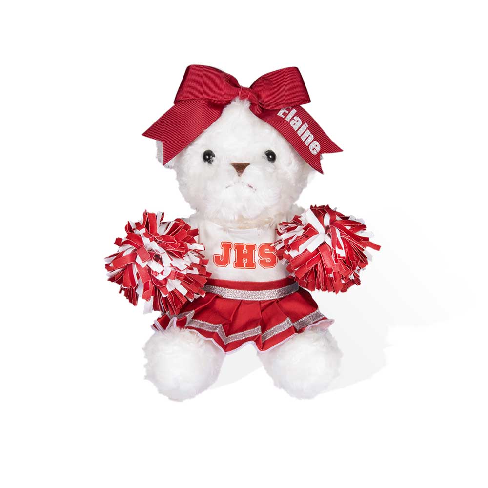 Custom School Cheerleader Bear - CALLIE