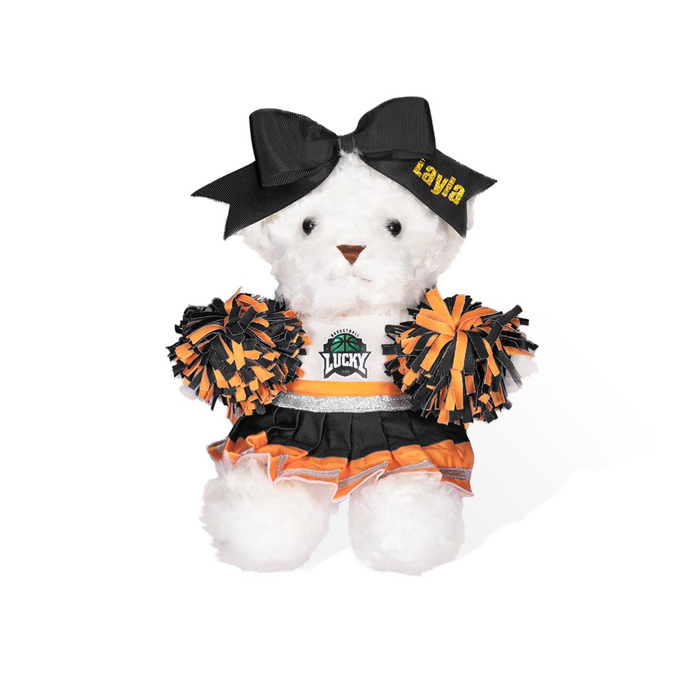 Custom School Cheerleader Bear - CALLIE