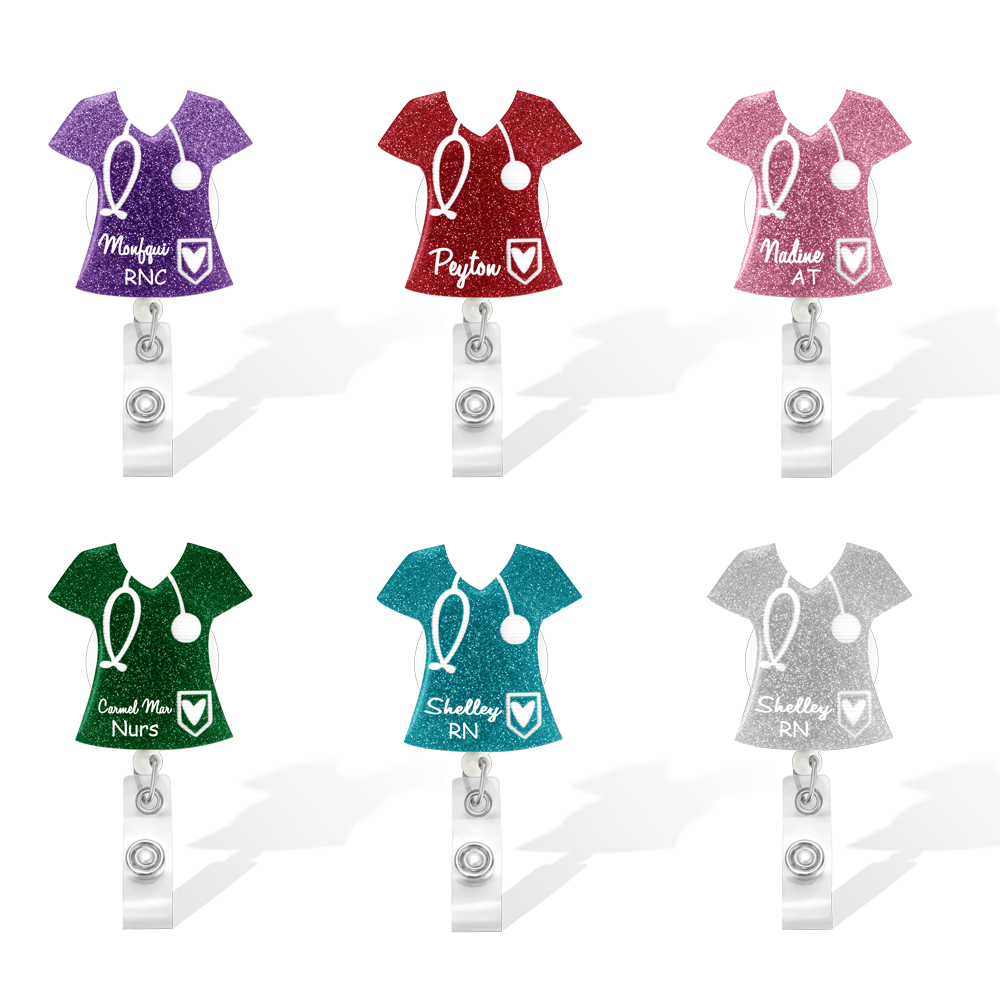 Personalized Healthcare Badge Reel - CALLIE