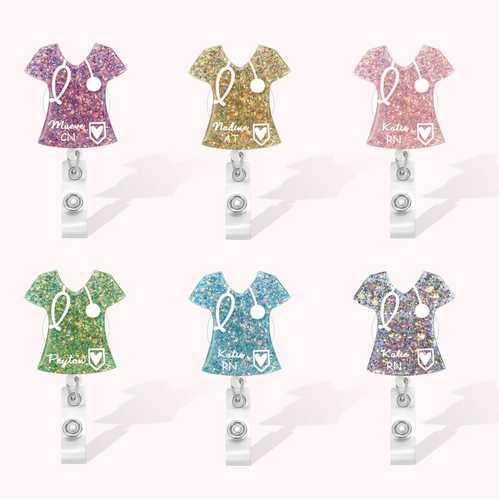 Personalized Healthcare Badge Reel - CALLIE