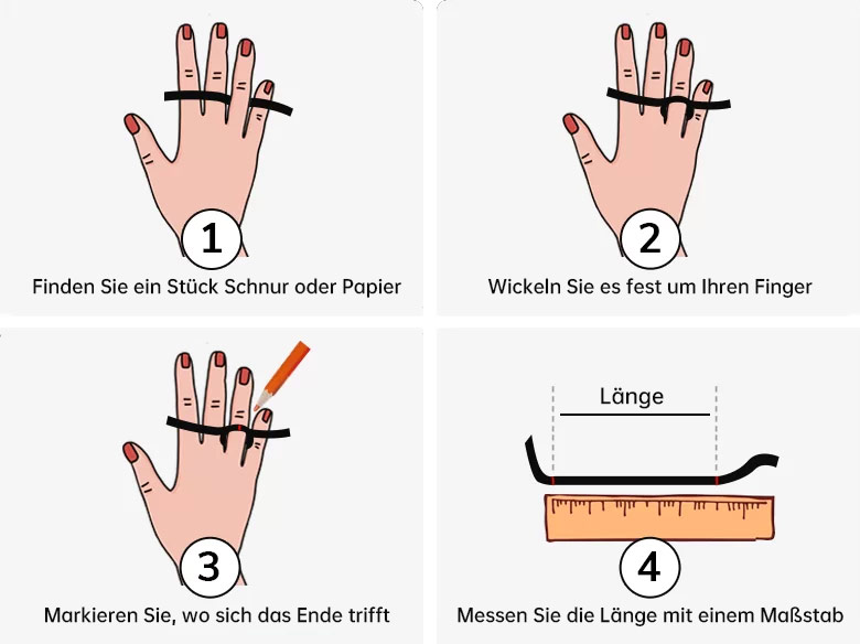 Anleitung zur Ringgröße | Callie